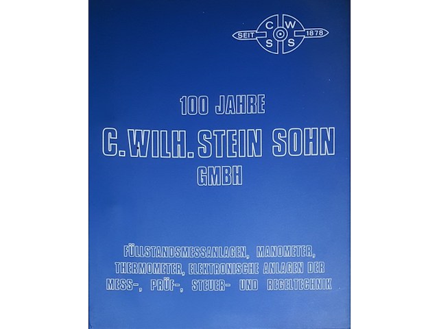 Katalog Elektronskih Uređaja `C.WILH.STEIN SOHN`