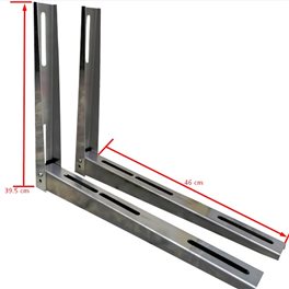 NOSAČI KLIME 12/18 (PAR) SREDNJI PROHROMSKI 400x500x1,5mm - 60kg - produženi