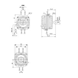 MOTOR VENTILATORA 34w KVALITET ELCO / EBM / IMS