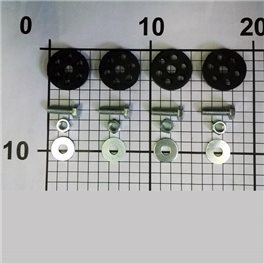 AMORTIZER KLIMA UREĐEJA VIBRACIONI SET 4 KOMADA 40x8mm M8