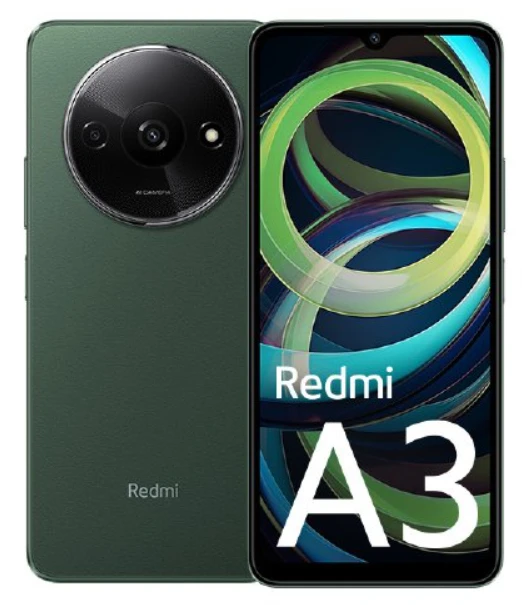 Xiaomi Redmi A3 3/64GB zeleni mobilni 6.71" Octa Core Mediatek Helio G36 3GB 64GB 8Mpx Dual Sim