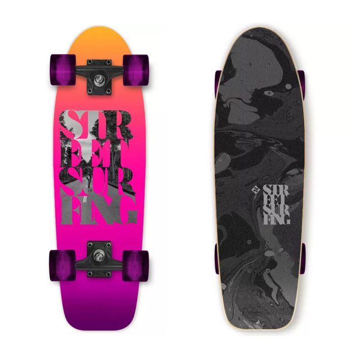 SKATEBOARD STREET SURFING CRUISER KICKTAIL free soul