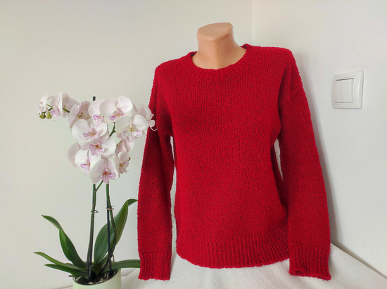 WAIKIKI KNITWEAR crveni dzemper vel S