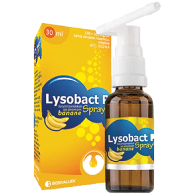 Lysobact P Sprej sa aromom banane 30ml