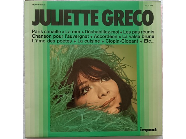 JULIETTE  GRECO  -  JULIETTE  GRECO ( France)