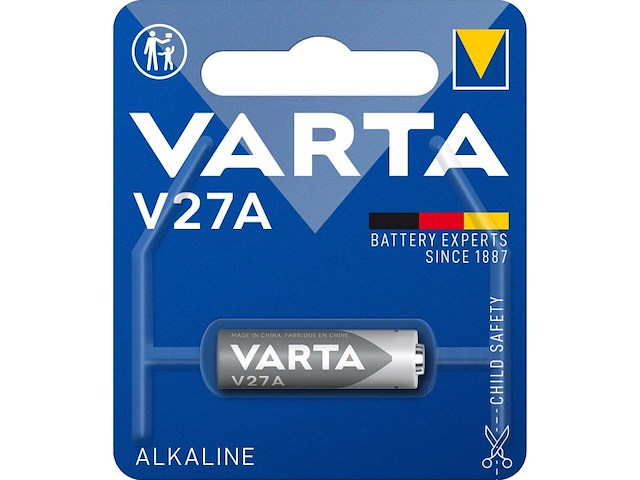 VARTA Electronics V27A/LR27, 12V, ALKALNA Baterija, Pakovanje 1kom