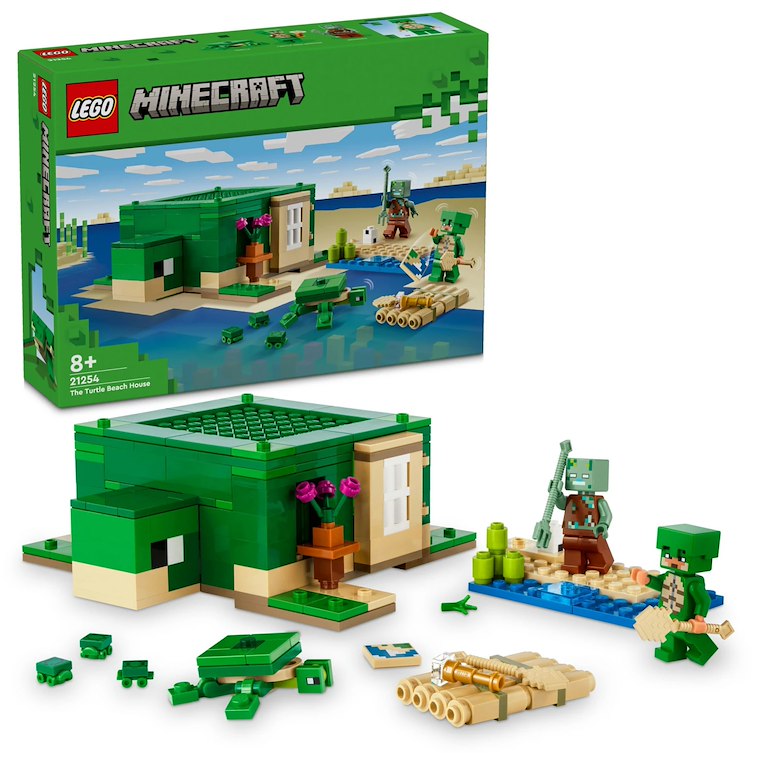 LEGO MINECRAFT THE TURTLE BEACH HOUSE