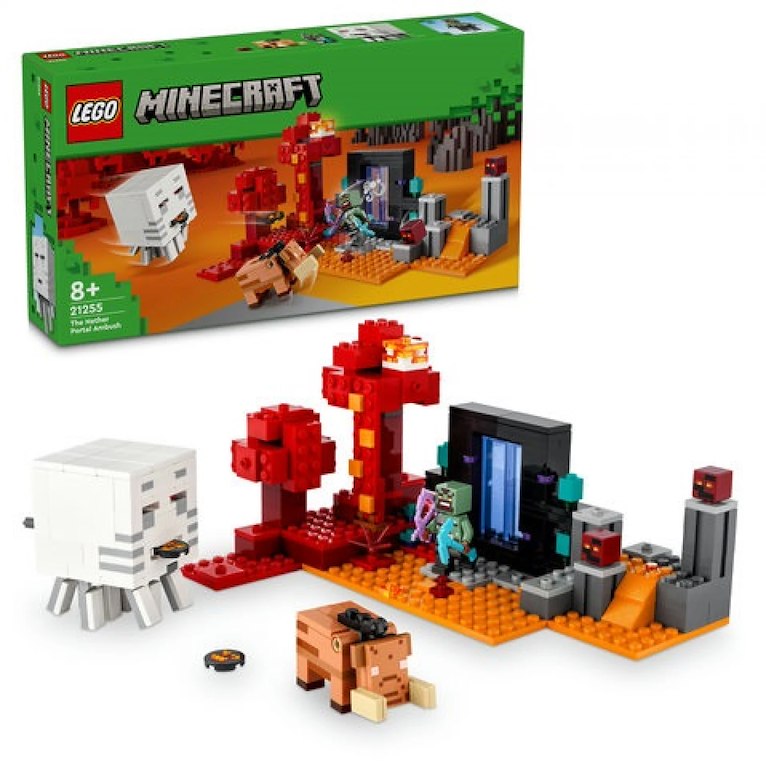 LEGO MINECRAFT THE NETHER PORTAL AMBUSH