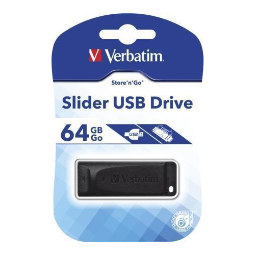 Verbatim Slider USB 64 GB (98698)