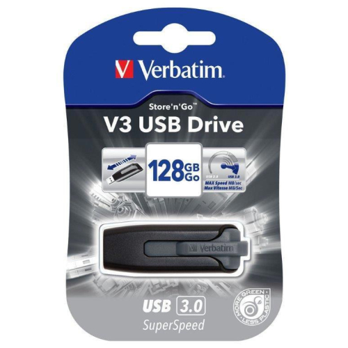 Verbatim V3 USB 128GB 3.0 Blc (49189)