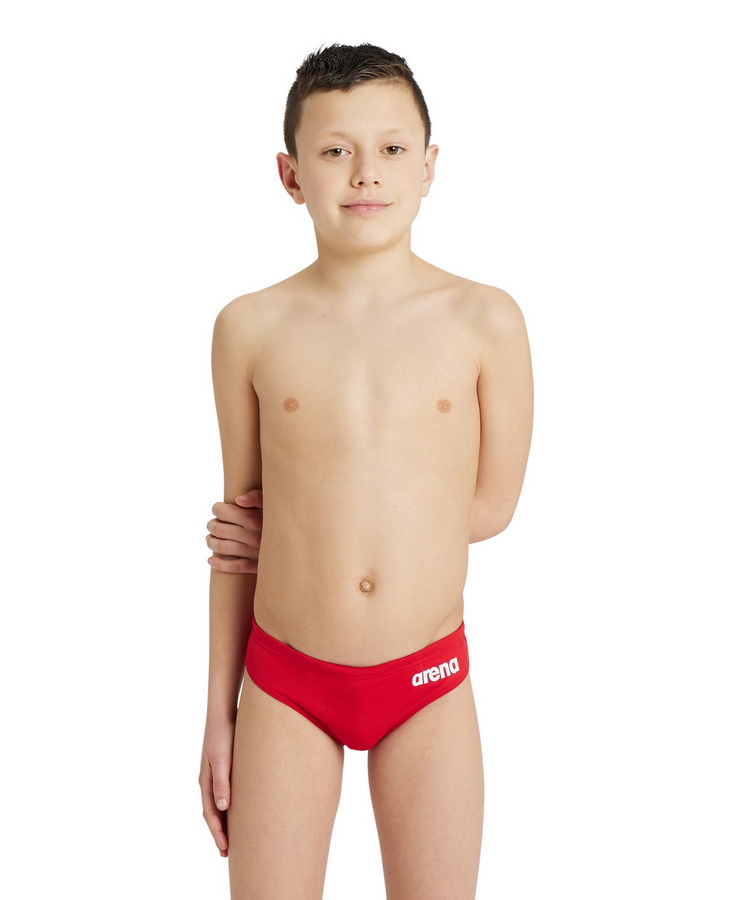 Arena B Solid Red Brief