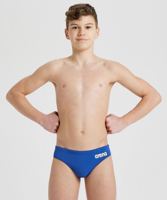 Arena B Solid Blue Brief