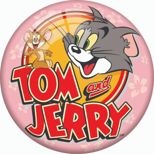 DEMA STIL LOPTA TOM&JERRY ROZE, 23CM