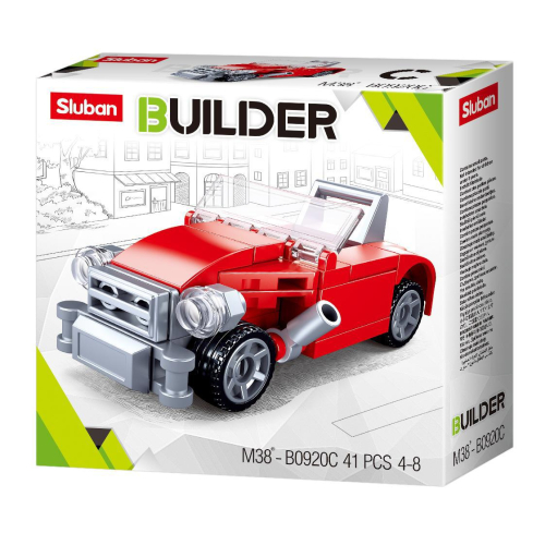 SLUBAN KOCKE, AUTOMOBILE CRVENI