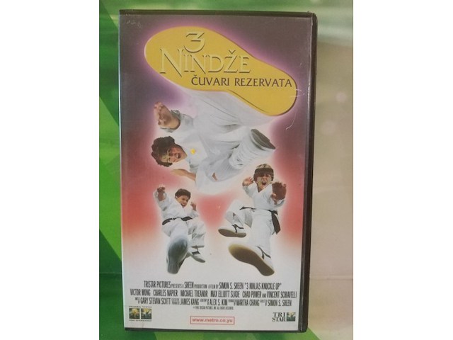 3 Nindže - Čuvari Rezervata / VHS /