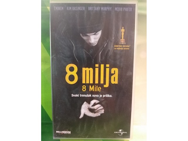 8 Milja - Eminem / Kim Basinger / VHS /