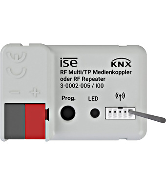 KNX RF Multi/TP media spojnica ili RF repetitor
Medijski spojnik omogućava proširenje postojećih sistema/kao i ciljano upravljanje novim zgradama. (KNKS RF Readi ili KNKS RF Multi, sa ili bez K...