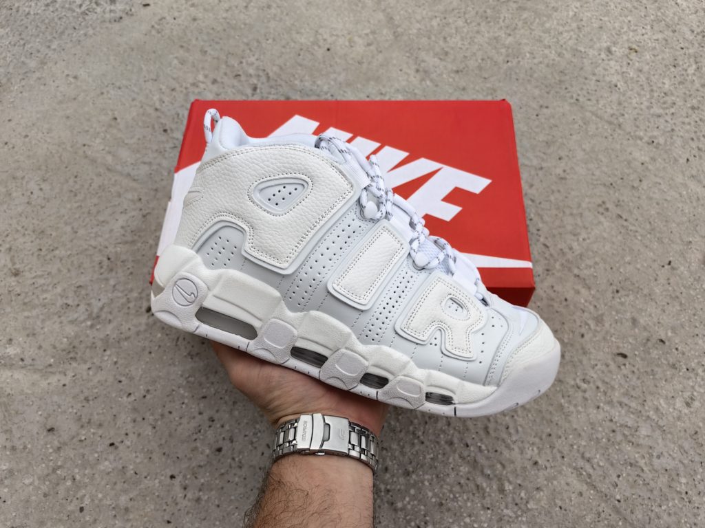 Nike Air More UpTempo Triple White