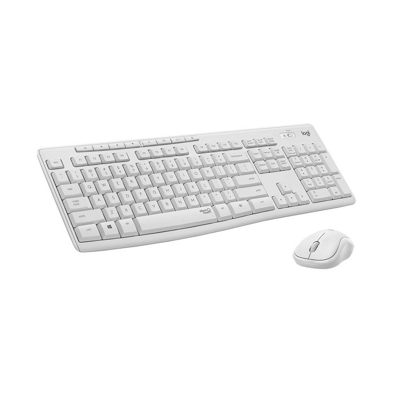 Miš za PC Logitech MK295 Silent Wireless Desktop Off White US