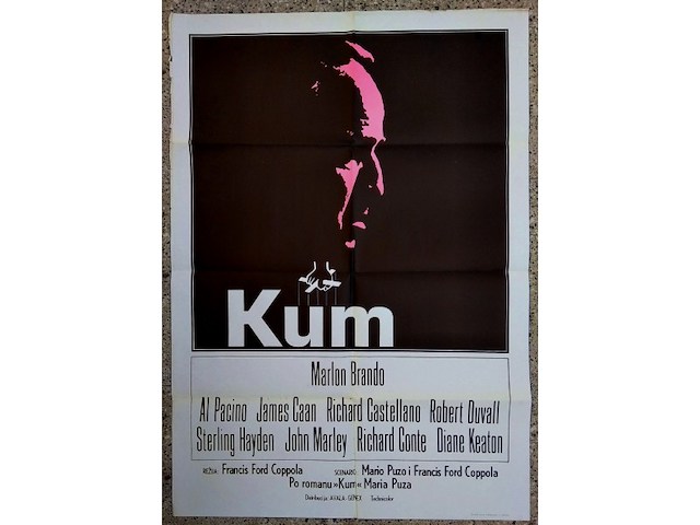 KUM (1972) Brando 100 x 70 cm FILMSKI PLAKAT