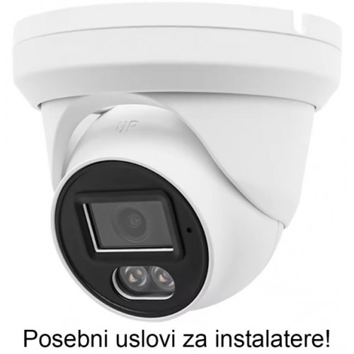 CAM-IP5MP-DHM20W GMB kamera 5 mpix APP P6SLite, 2.8mm 25m Full Color Dome, Audio MIC, POE