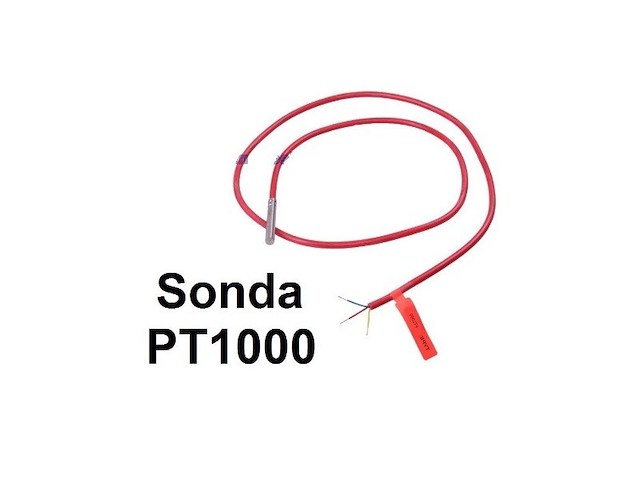 Temperaturna sonda 500C - PT1000 - vodootporna - 2m