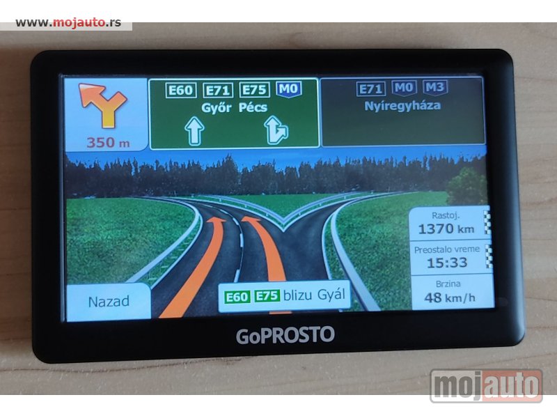 Velika i brza NAVIGACIJA 7" GoPROSTO 8gb dualcore 256mb RAM