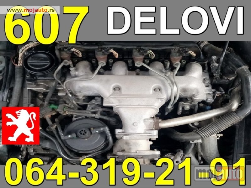 Pežo 607 MOTOR 2,2 HDI MENJAČ