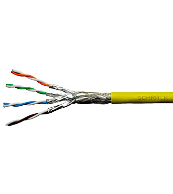 Kabl instalacioni Cat.7 S/FTP - 1000 Mhz, 4x2xAWG-23, LS0H
yellow, Sale per meter