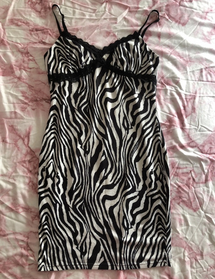 Zebra SHEIN haljinica S/M