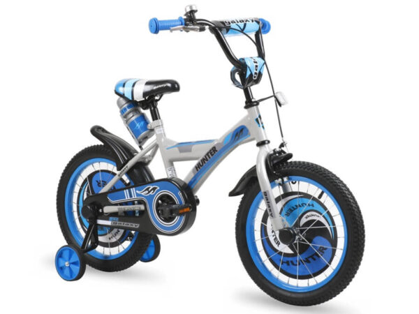 Bicikl dečiji Hunter 16″ – siva/plava, 590035