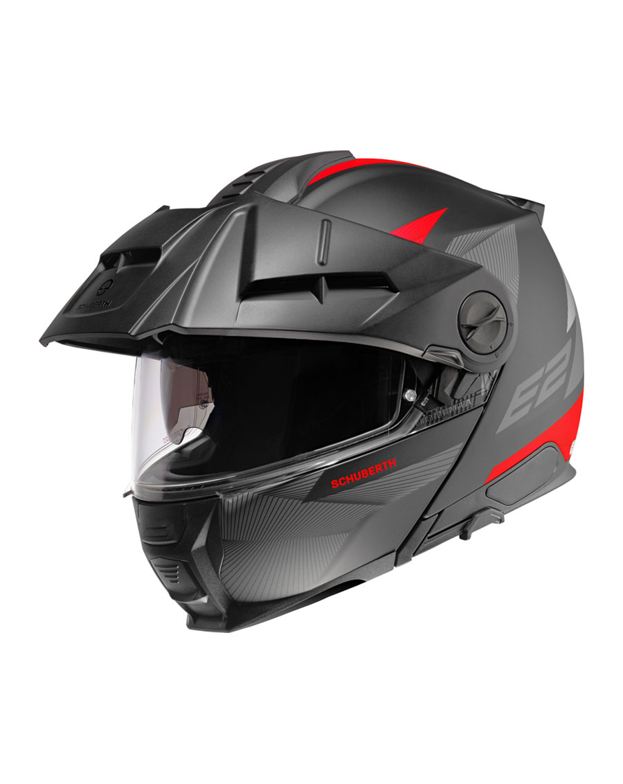 Schuberth flip-up adventure kaciga E2 Defender crvena