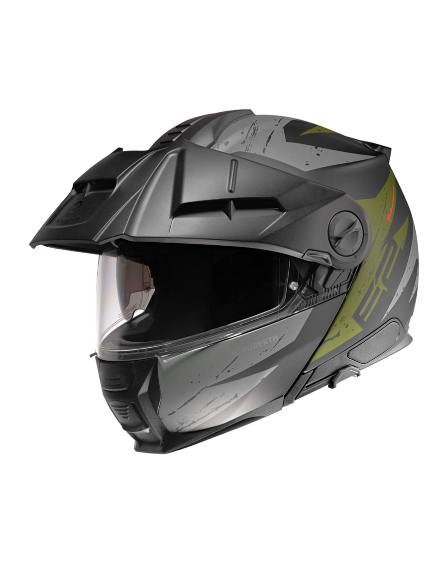 Schuberth flip-up adventure kaciga E2 Explorer zelena