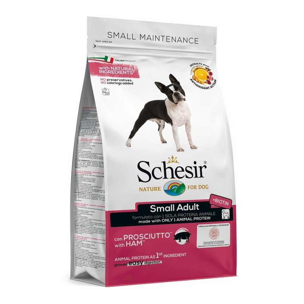 Schesir hrana za pse Small breed Adult - Šunka 2kg