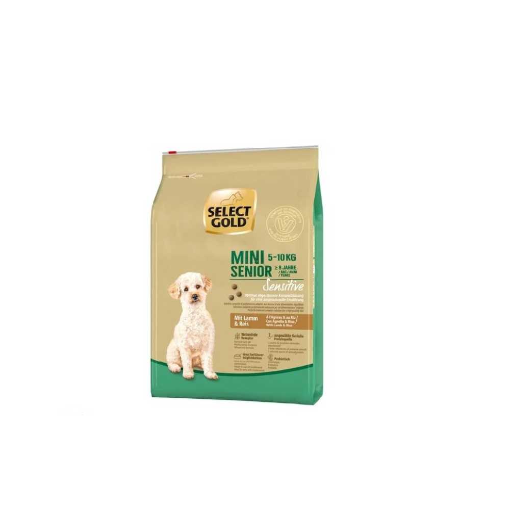 SELECT GOLD Dog Sensitive Mini Senior Lamb&Rice 4kg