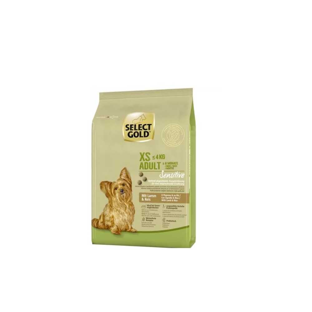 SELECT GOLD Dog Sensitive XS Adult Lamb&Rice 1kg