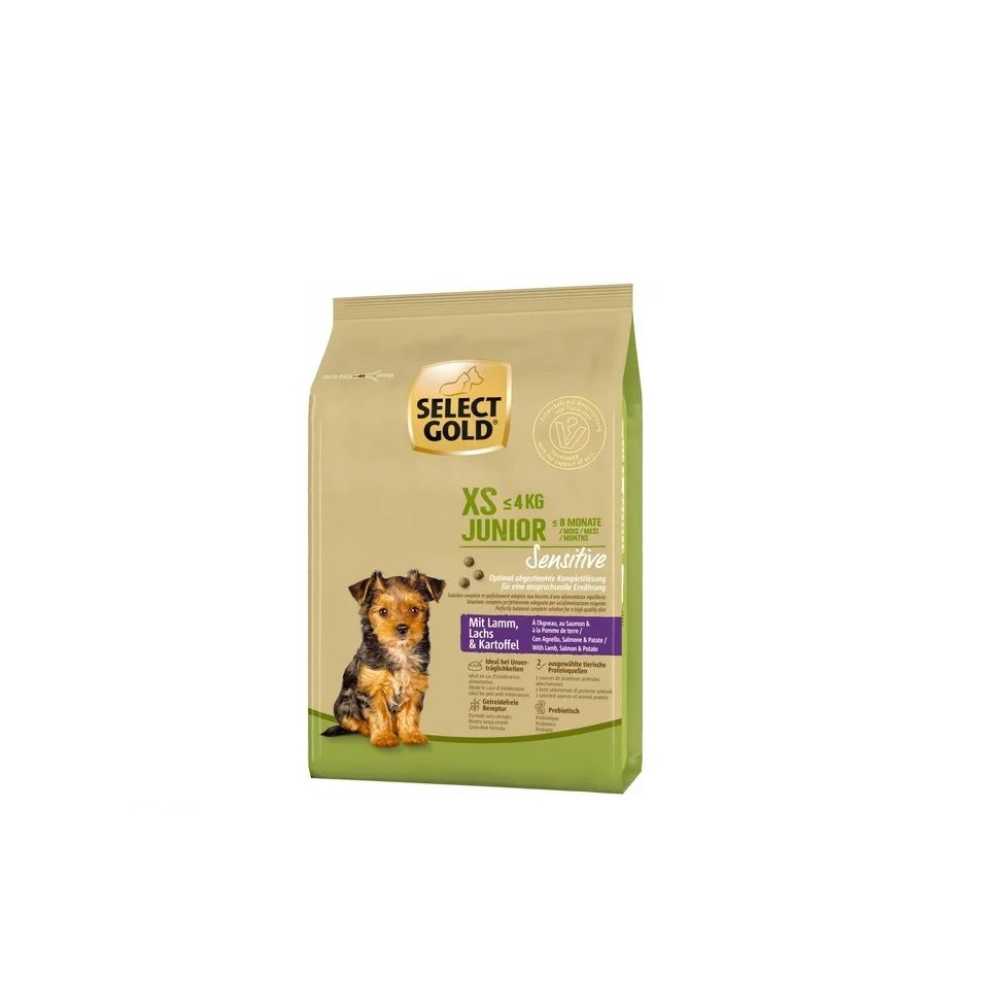 SELECT GOLD Dog Sensitive XS Junior Lamb&Salmon 1kg