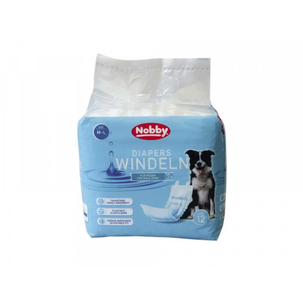 Nobby Pelene za mužjake M/L 46-60cm 12kom