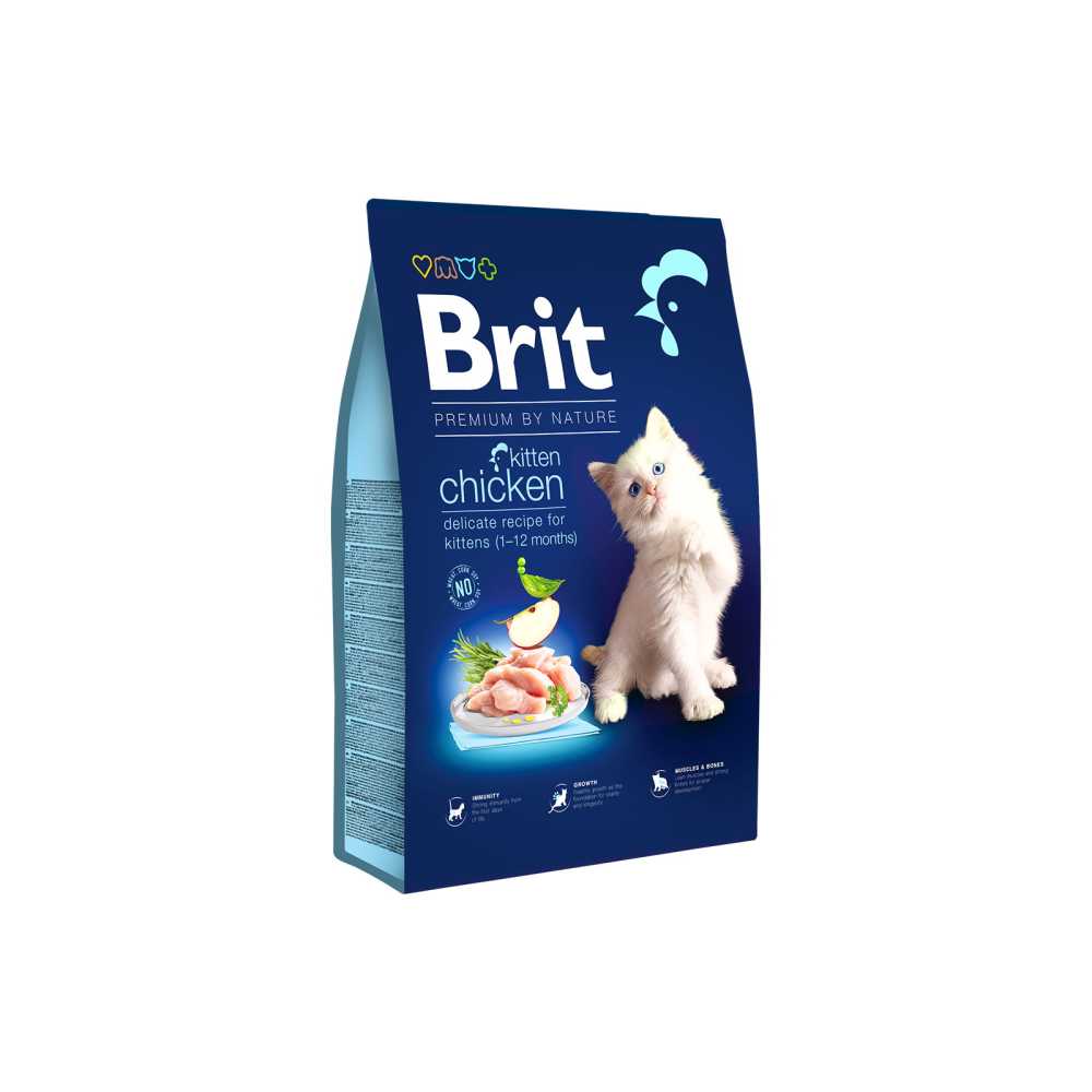 BRIT Hrana za mačke Kitten - Piletina 800g