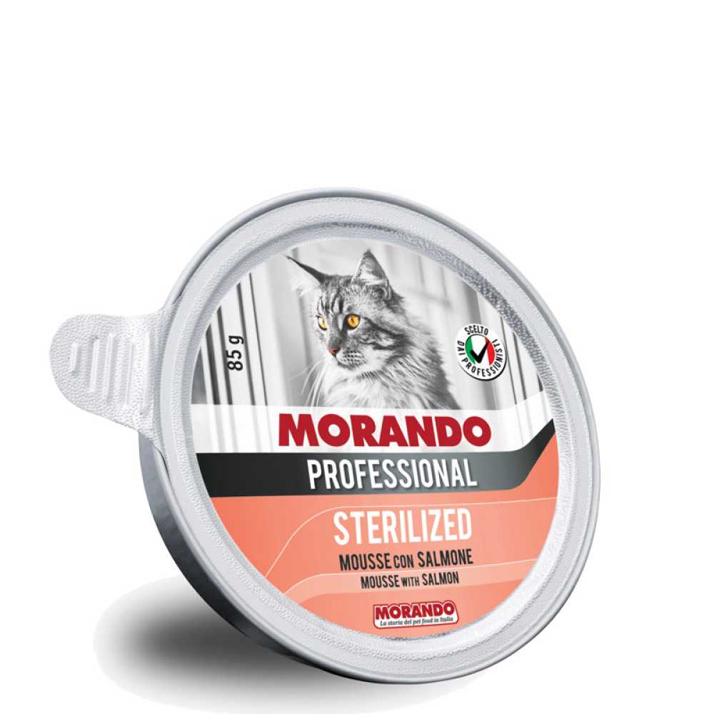 Morando hrana za mačke Adult Sterilised - Losos 85g