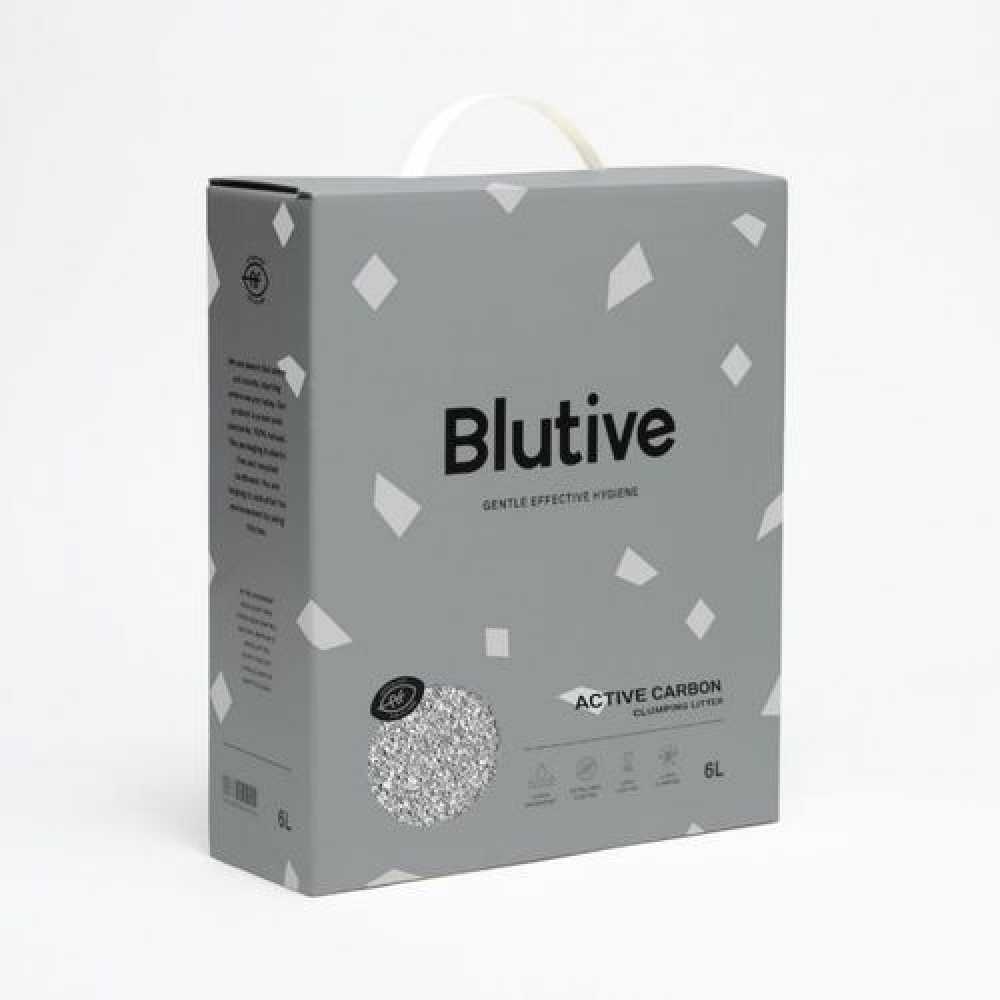 Blutive posip za mačke Active Carbon Grey 6L