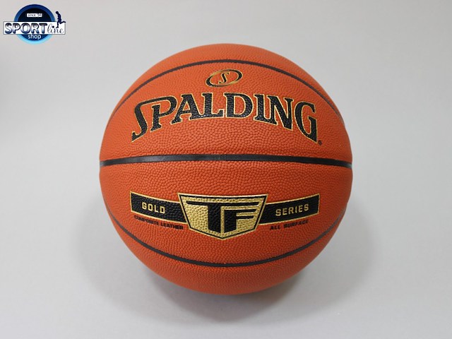 Spalding NBA Gold kožna lopta za košarku SPORTLINE