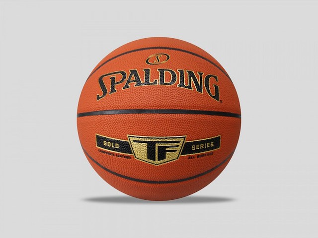 Spalding NBA Gold kožna lopta za košarku SPORTLINE