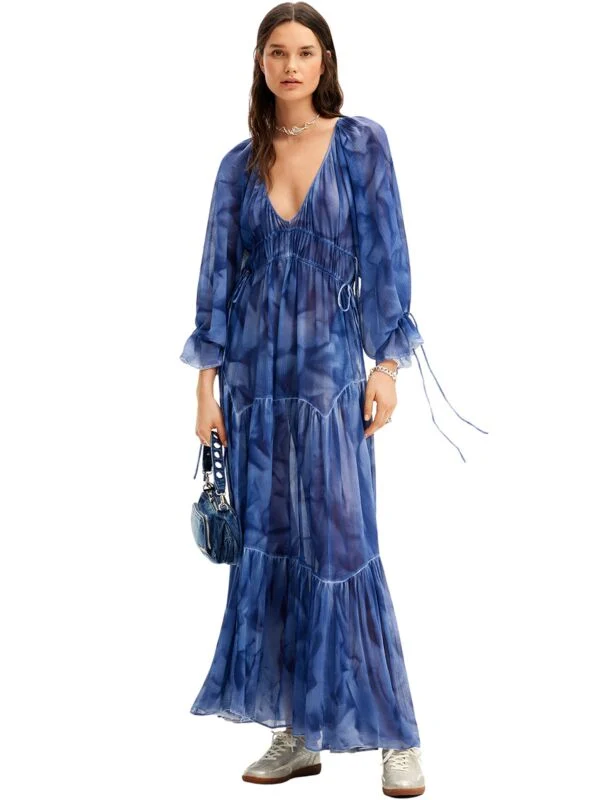 Desigual - Plava maxi haljina