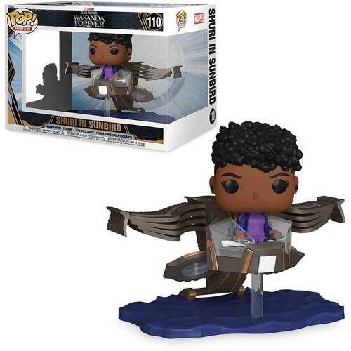 FUNKO POP Ride SUPDLX: BPWF - Shuri in Sunbird