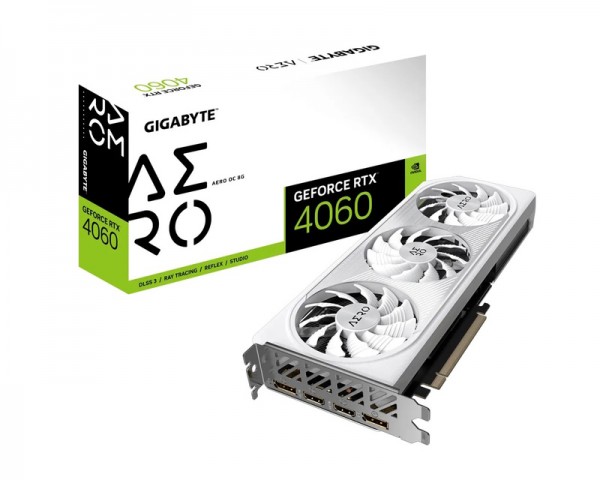 GIGABYTE nVidia GeForce RTX 4060 AERO OC 8GB GV-N4060AERO OC-8GD grafička karta