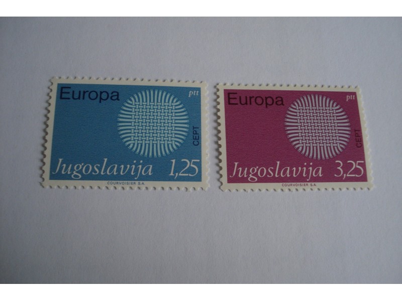 SFRJ - SERIJA - EURO CEPT 1970