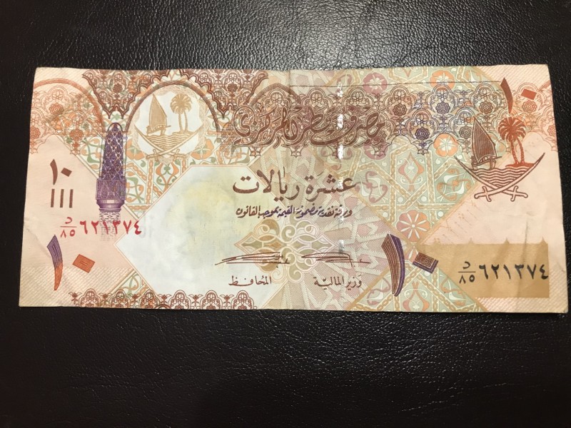 QATAR 10 RIALSA.