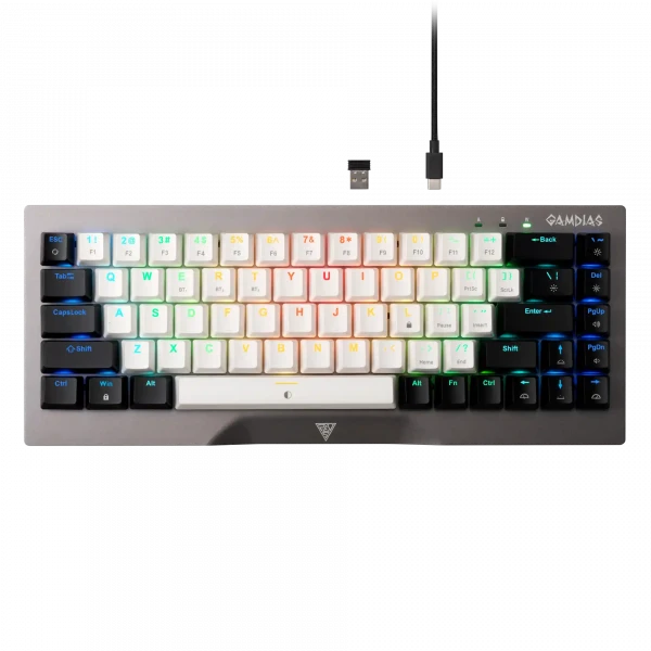 Tastatura Gamdias Hermes M4 Hybrid Mehanička RGB