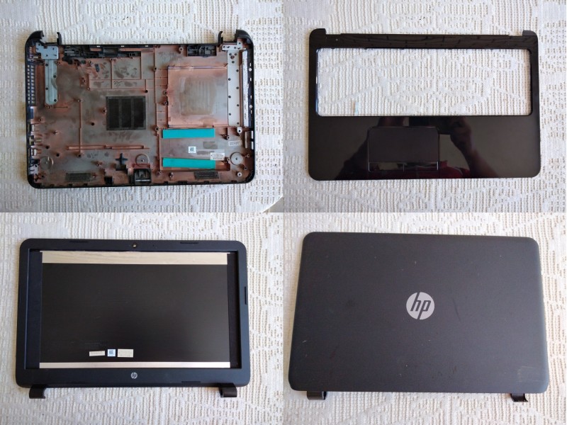 Kuciste komplet sa touchpad + okvir za panel - HP 15